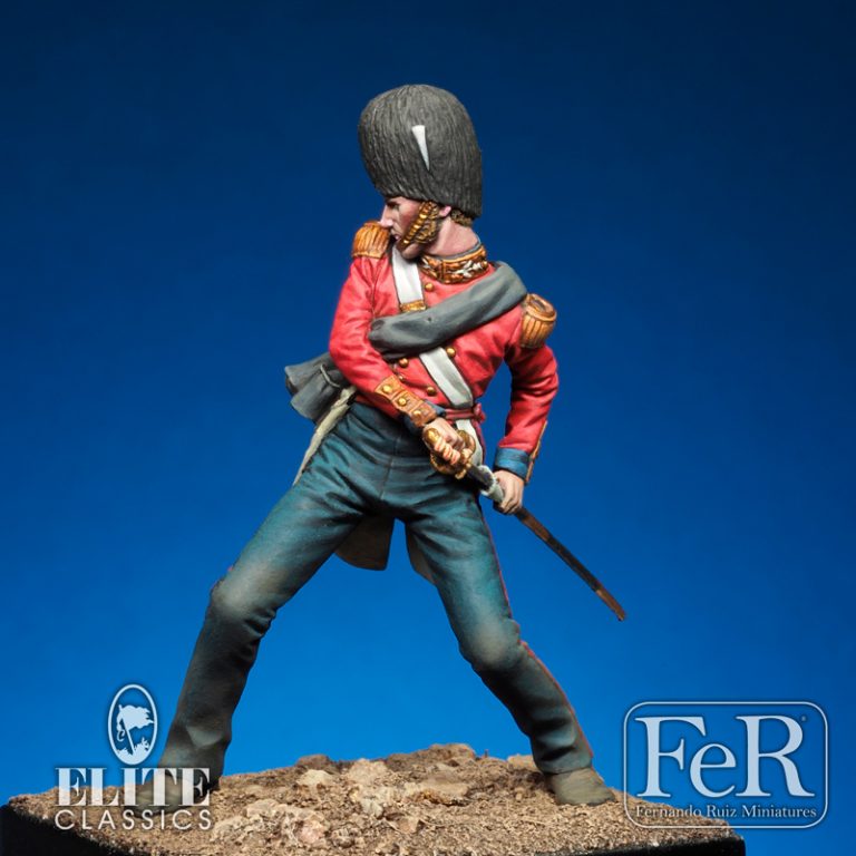 Officer, Scots Fusilier Guards Crimea, 1854 - Ferminiatures.com