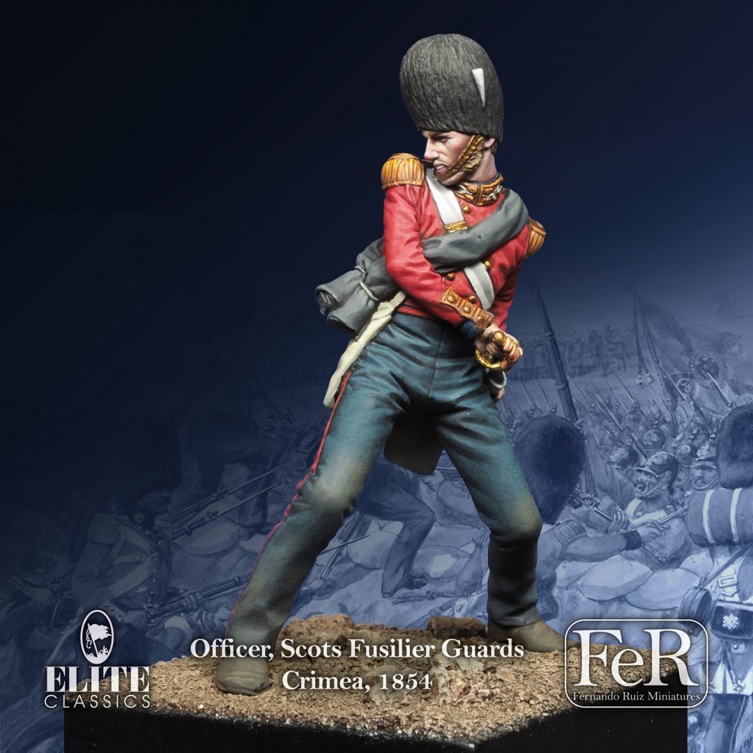 Officer, Scots Fusilier Guards Crimea, 1854 - Ferminiatures.com
